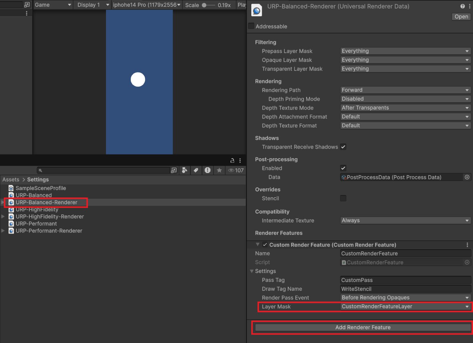 Unity、URP、RenderFeature を用いたマルチパスレンダリング【 実装編 】 - cocone engineering